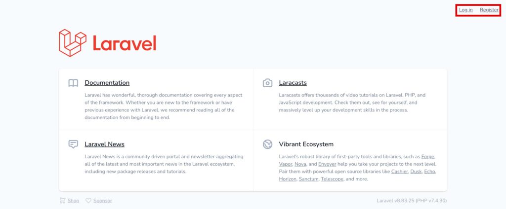 Laravelのバージョン8でvuejsを連携してコンポーネントで使う方法 Vueは友達