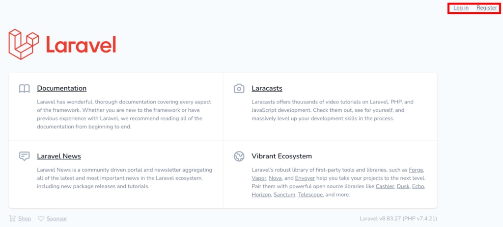 Composer Require Laraveluiが何かとbootstrapの導入方法 Vueは友達