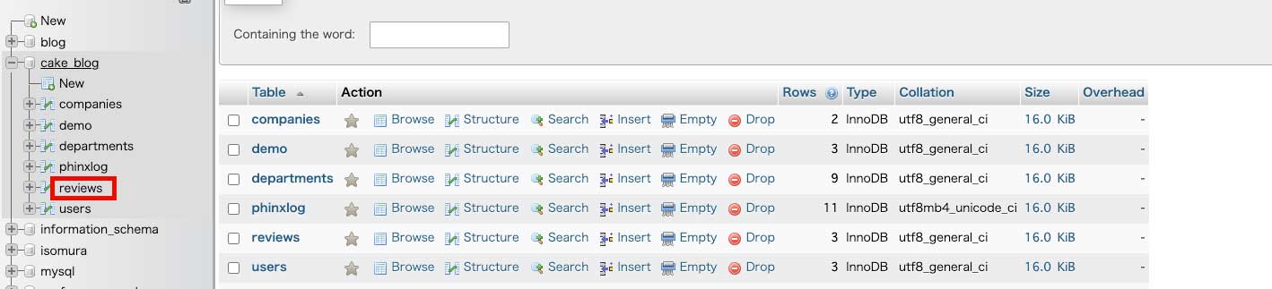 Cakephp3でseedを使ったらmysqlで文字化けした時の対処法 Vueは友達